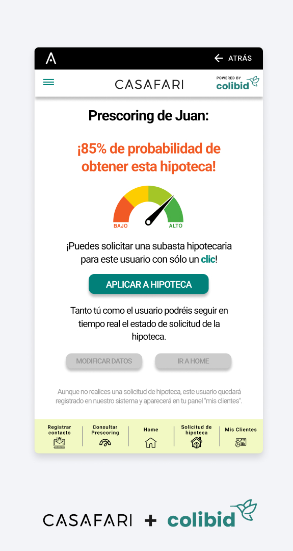Simulador de hipoteca en España: CASAFARI + Colibid